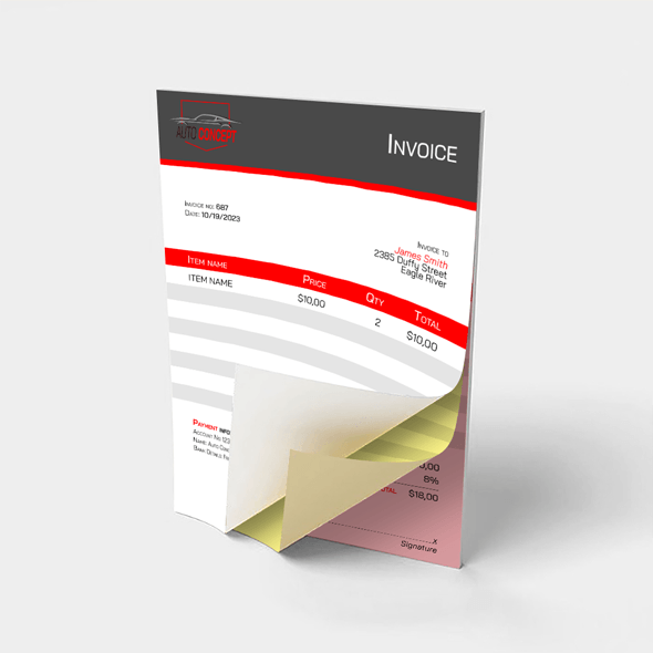 250 NCR Forms: $83.63 | BIZAY