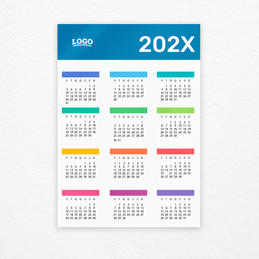 100 Poster Calendars: $16.28 | BIZAY