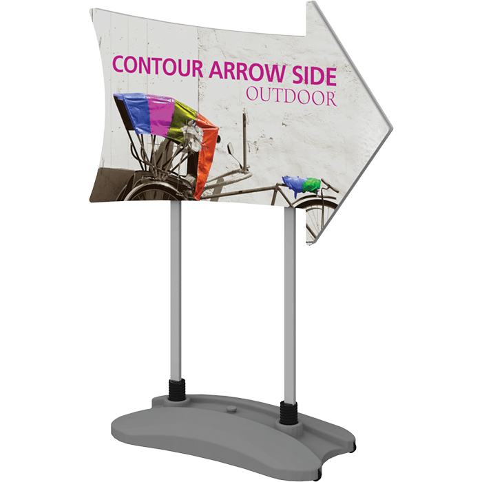 Contour Outdoor Sign Arrow Side - Water Base | BIZAY