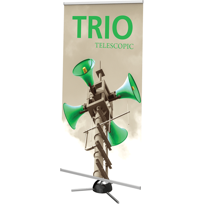 Trio 2 Telescopic Banner Stand | BIZAY